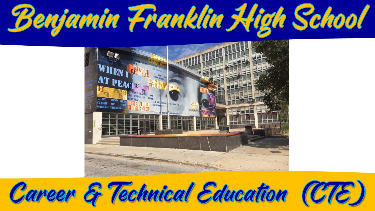 CTE at BFHS – Culinary Arts - Benjamin Franklin High School